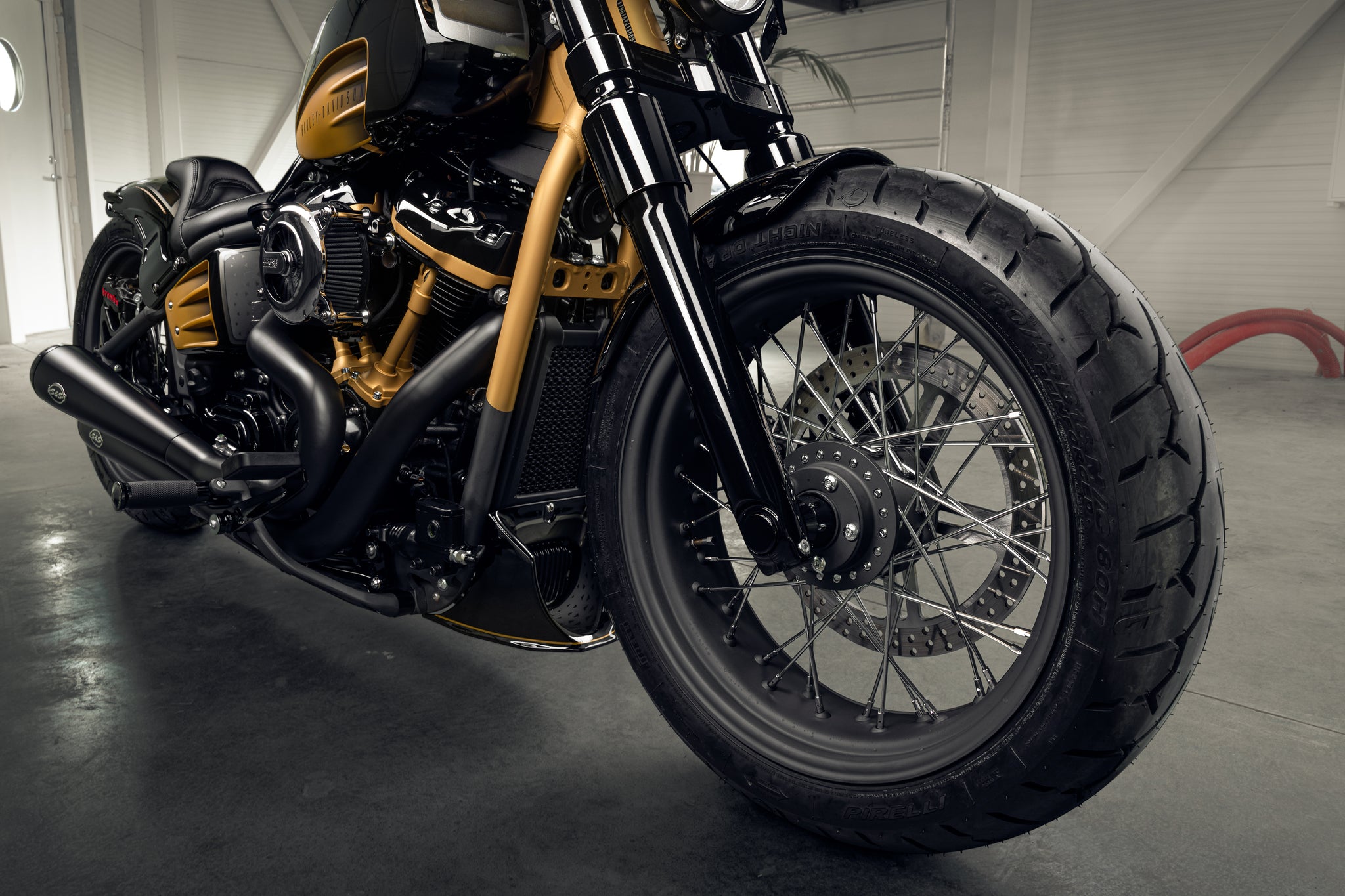 Special Front Wide Wheel Fender For FXBB/S And FXST – Killer Custom