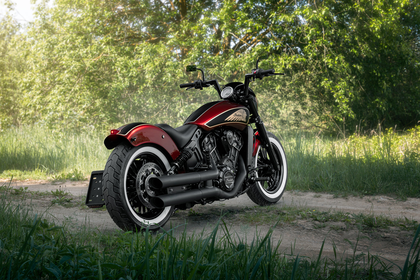 Indian Scout 2015-2024 Rear Fender "Apache" – Killer Custom