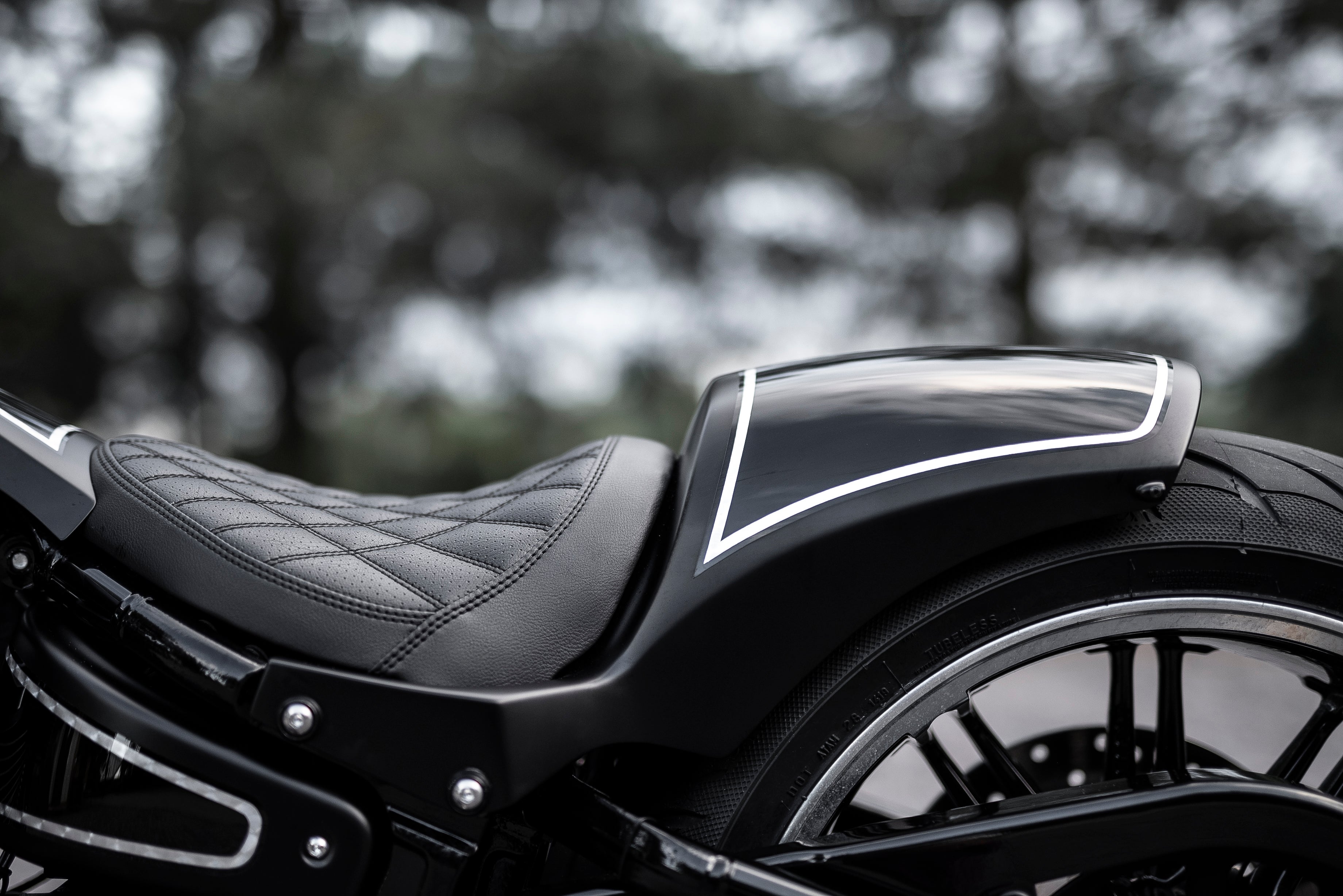 Harley-Davidson Softail Solo Seat Rear Fender "Fat Racer" 2008-2017 ...