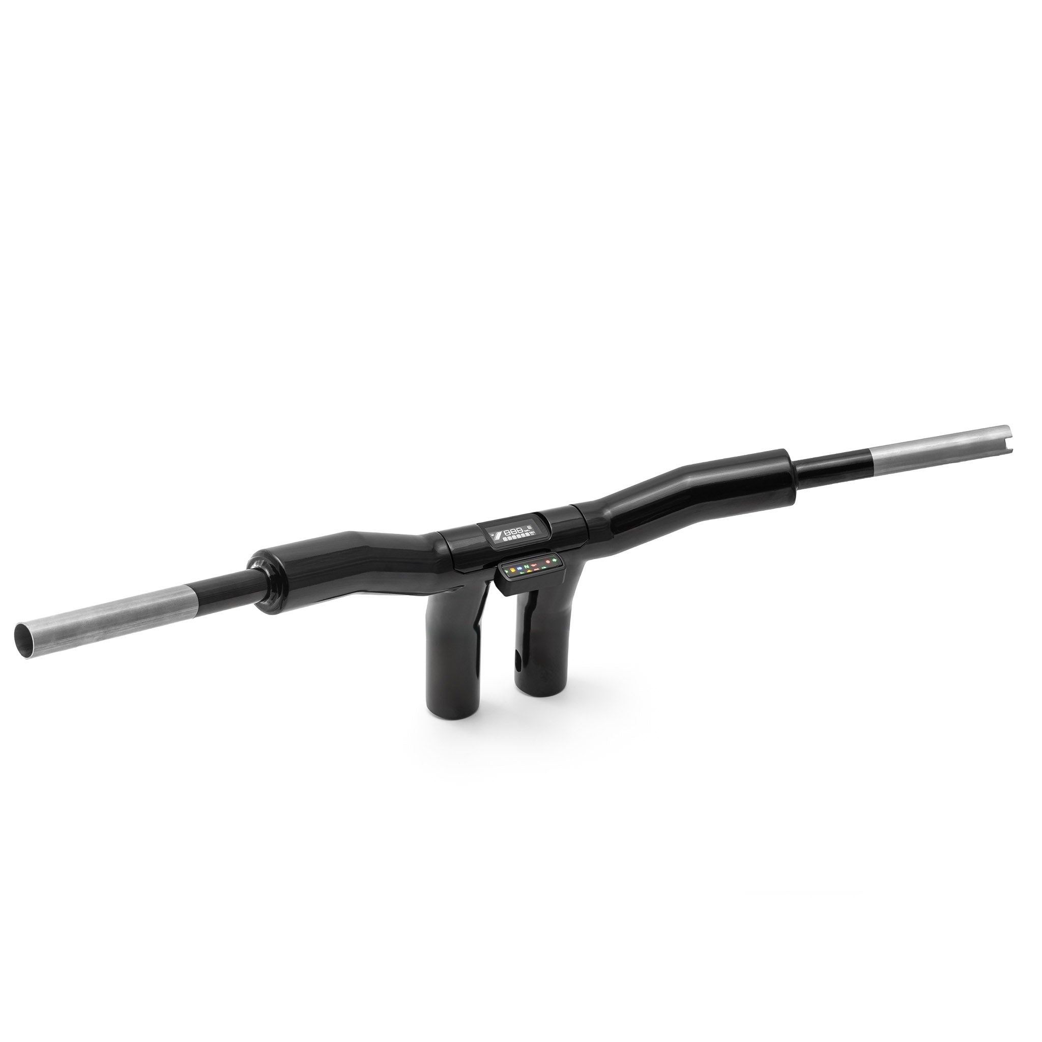 "Back Saver" Raked T-Bar Mega Handlebars (With Stealth View Speedomete ...