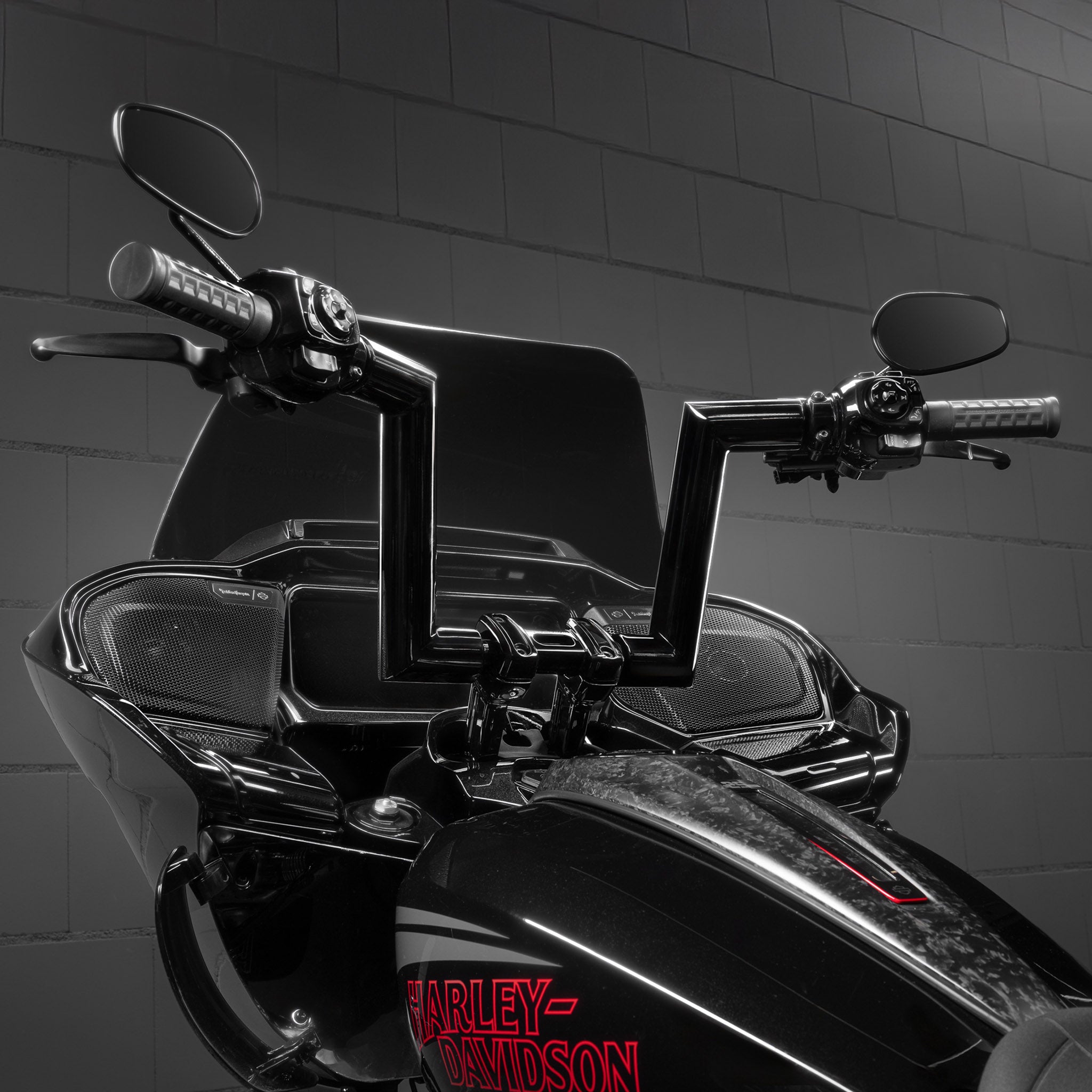 2023 (CVO) 2024-2025 Road Glide "Hellriser" Mega Fat Handlebars ...