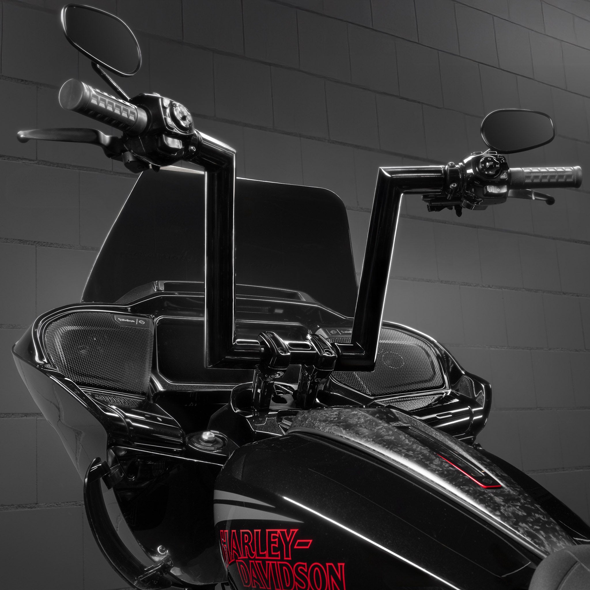 2023 (CVO) 2024-2025 Road Glide "Hellriser" Mega Fat Handlebars ...