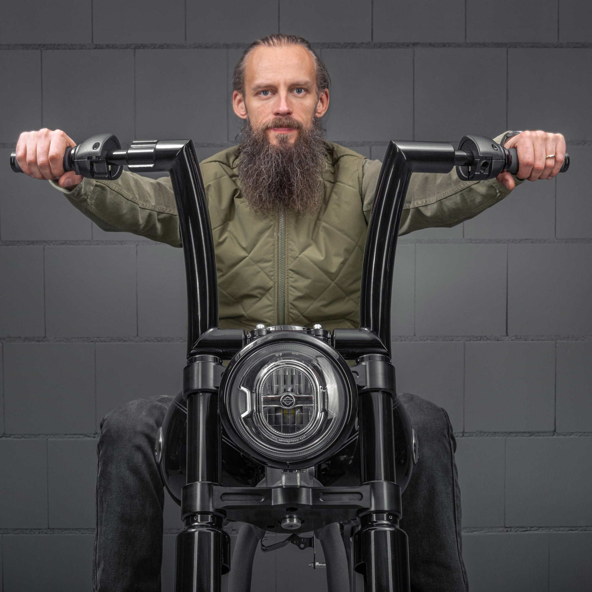 Killer Bull 2" Fat Bars – Built for Harleys with 1" Risers – Killer Custom