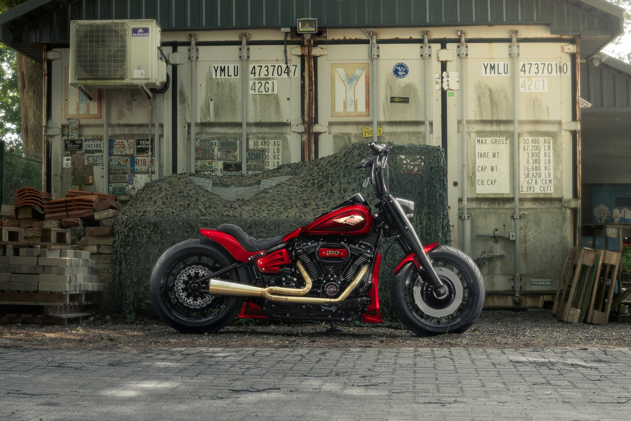 2018-2024 Harley-Davidson Breakout, Fat Boy, FXDR Rear Fender Kit ...