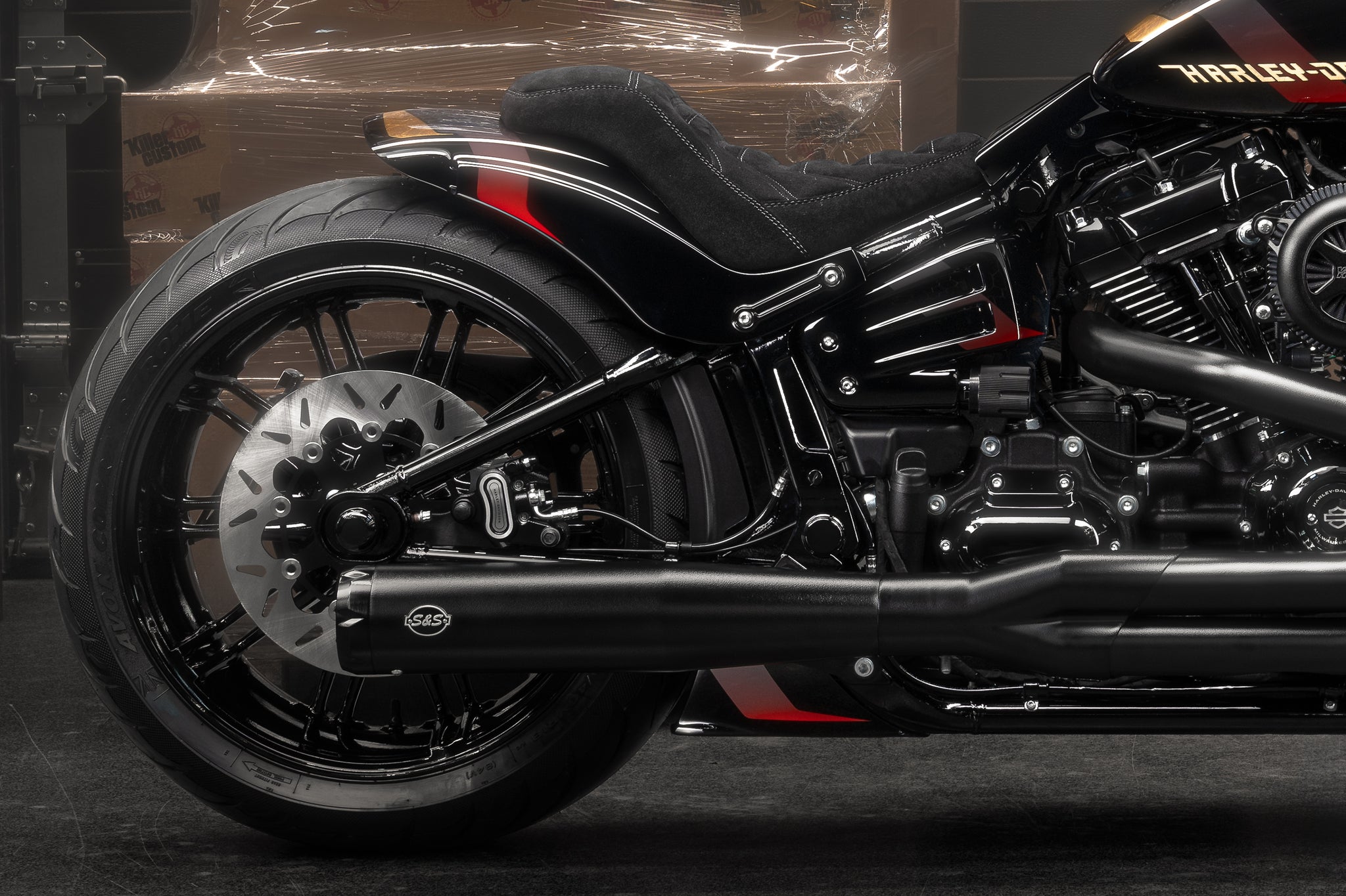 2018-2024 Harley-Davidson Rear Lowering Kit All Softail M8 – Killer Custom