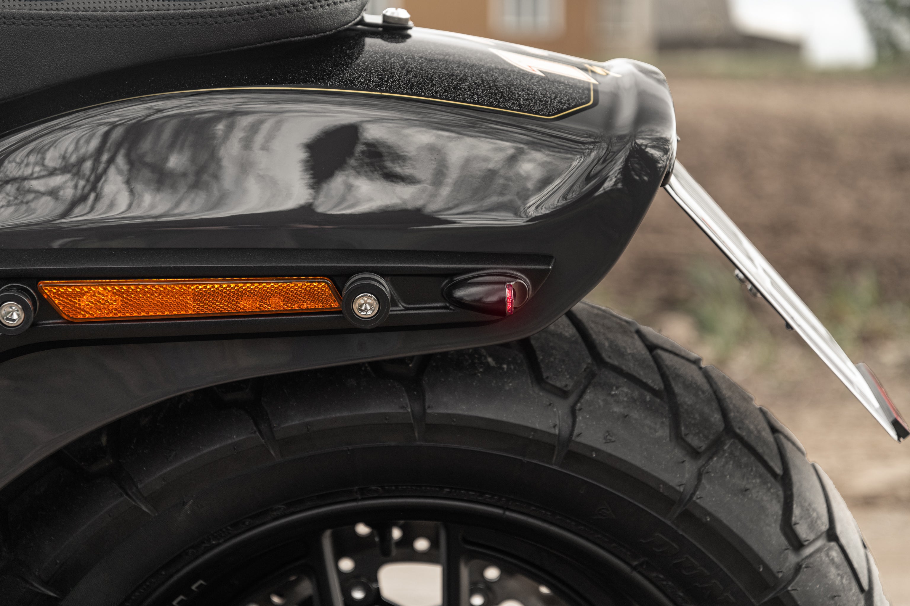 "Task Force" LED Taillight / Turn Signal Combo For Softail Fender Stru ...