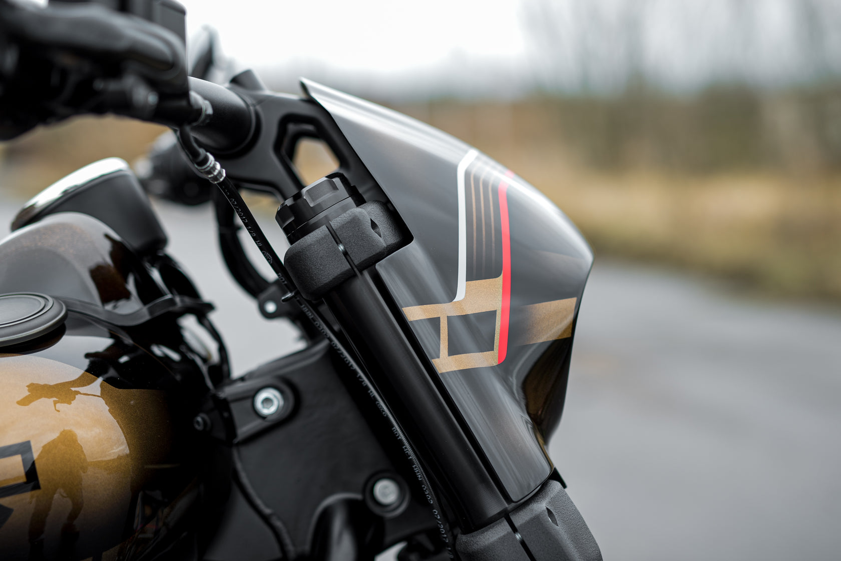 Harley-Davidson "Aggressor" Series Softail Fat Bob FXFB FXFBS Headlight ...