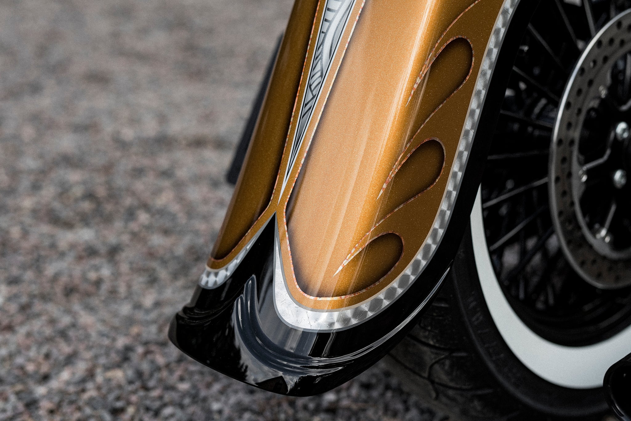 Harley-Davidson 4" Stretch Softail Rear Fender with Tip 2000-2017 ...