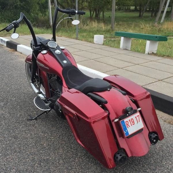 Harley-Davidson Extended Bagger Overlay Rear Fender 96-08 "Smooth ...